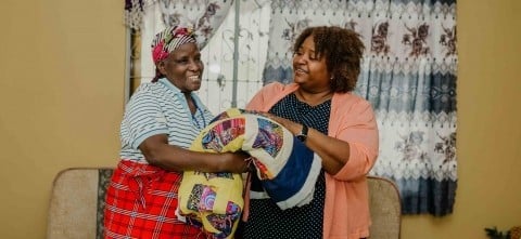 When she had cervical cancer, your LWR quilt wrapped her in love ...